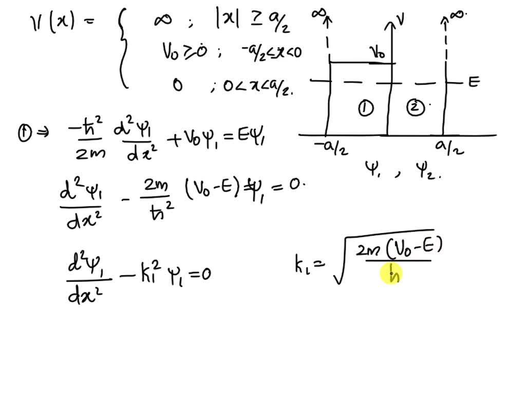 SOLVED: Find the eigenvalue equations for a particle moving in a ...