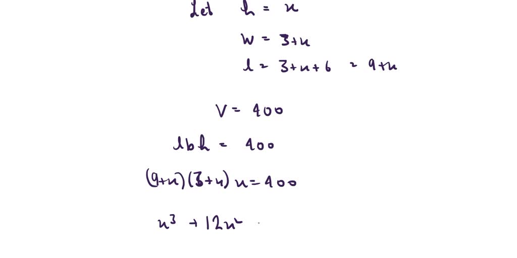 SOLVED: This problem is from Cardano's Ars Magna. We set it up in class ...