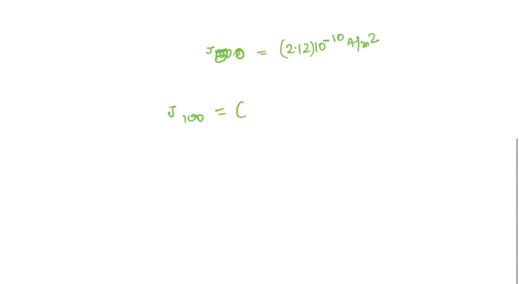 SOLVED: Calculate the density of the thermionic emission current in Cs ...
