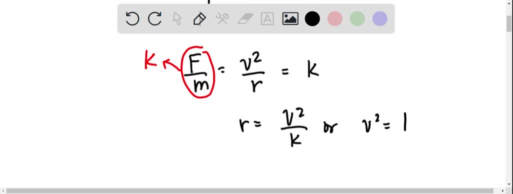SOLVED: The centripetal force acting on a particle is given by F = mv2/r. If the centripetal ...