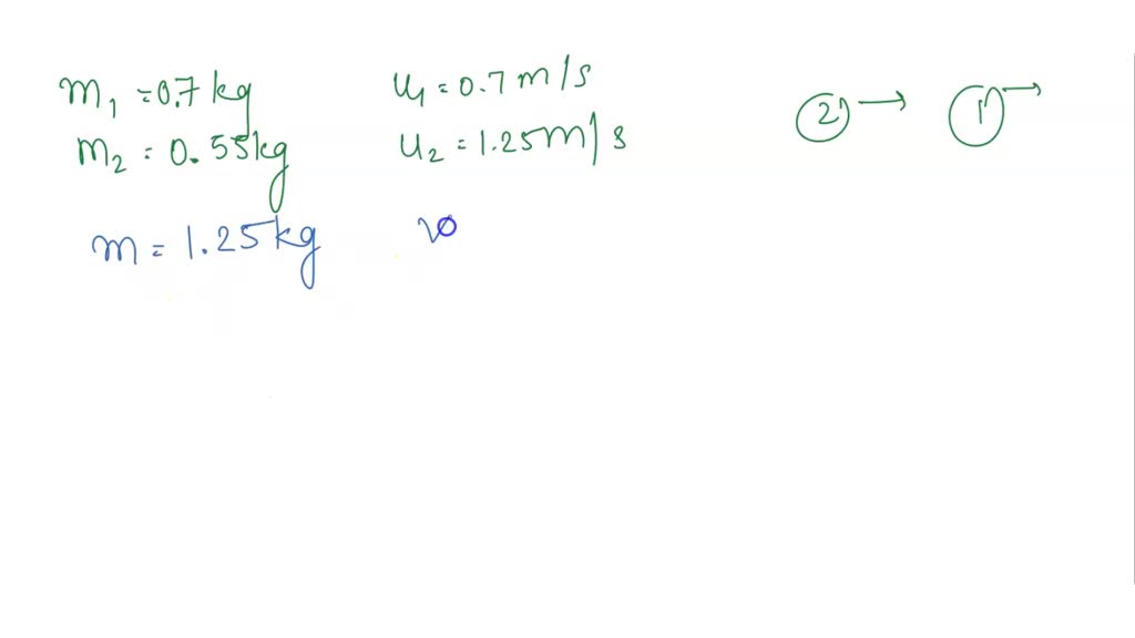SOLVED: Two carts in a physics lab roll on a level track with ...