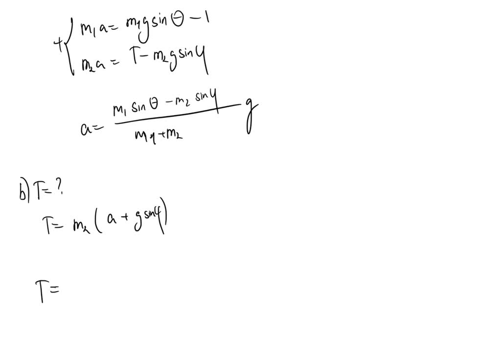 SOLVED: Problem 10: Two blocks - slide on the frictionless inclines ... SOLVED: Problem 10: Two blocks - slide on the frictionless inclines ...