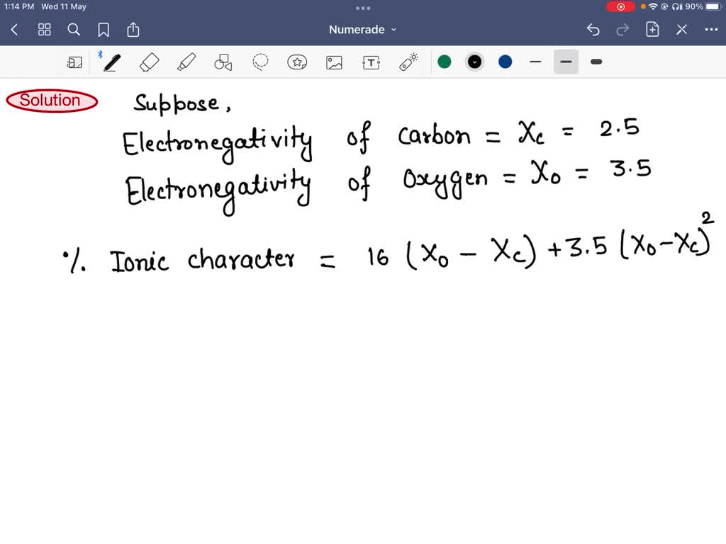SOLVED: If the electronegativity values of Titanium and Oxygen are 1.5 ...