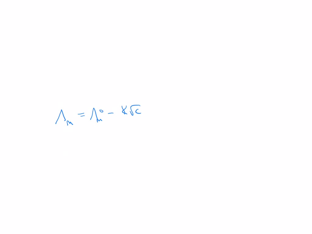 SOLVED: What is the slope of the linear equation for the molar ...