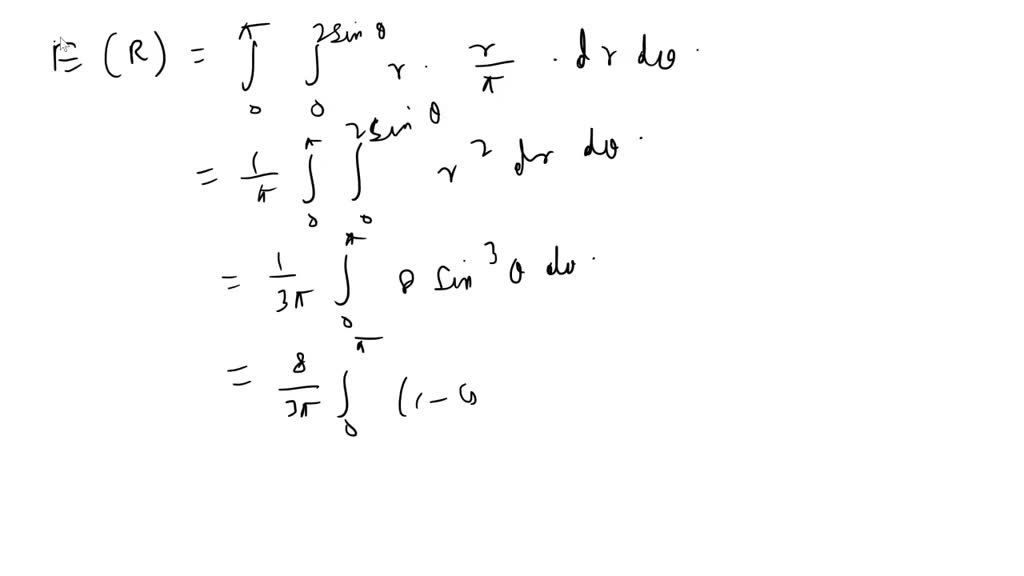 Solved Given The Set Of All Uniformly Distributed Random Points Within A Circle Of Radius It