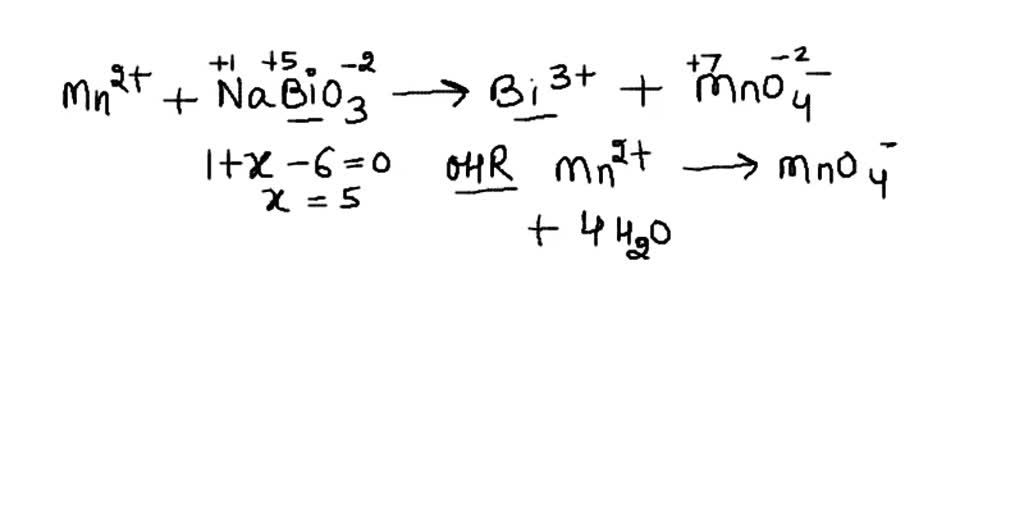 SOLVED: If MnO4-(aq) undergoes an oxidation-reduction reaction with Cl ...
