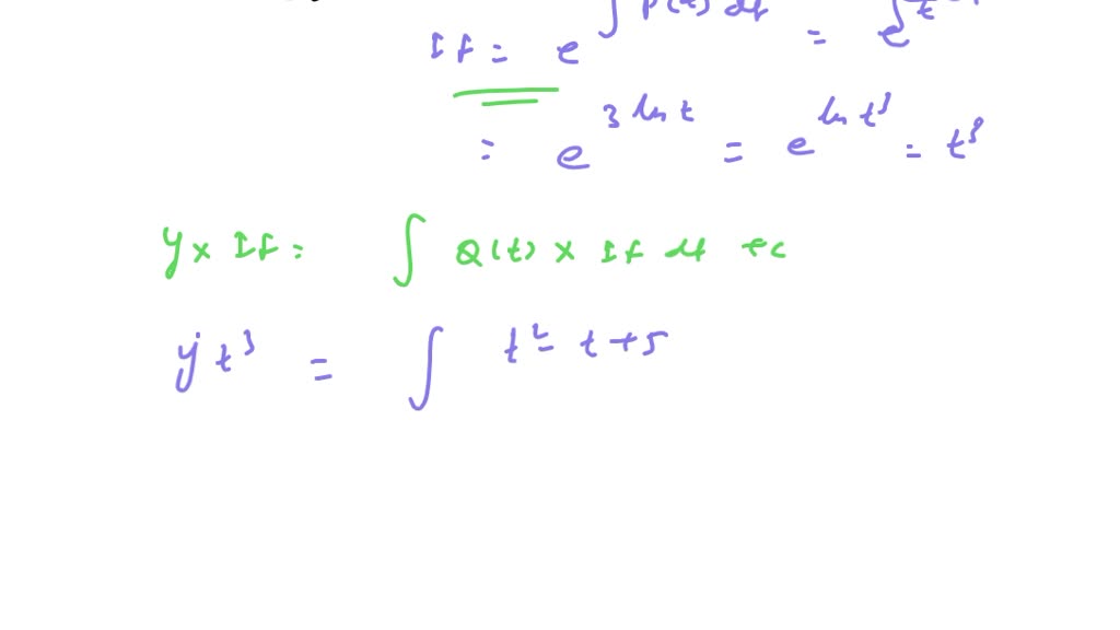 Solved Question 5 Of 5 Find The Solution Of The Given Initial Value 0184