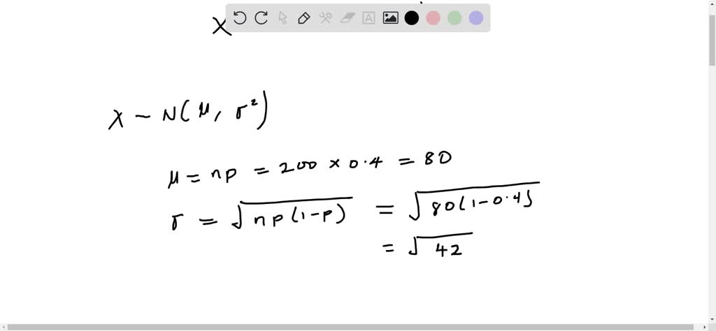 SOLVED: A binomial distribution has a p=0.2. how big does N have to be ...
