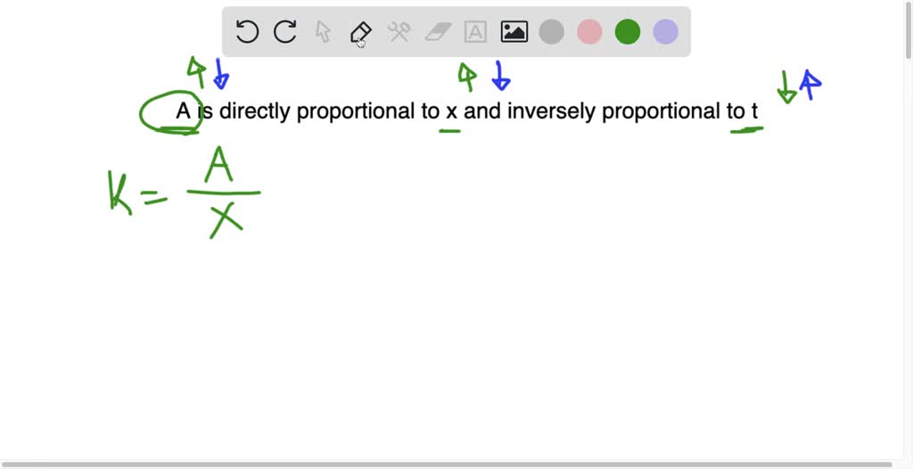 SOLVED: Express the statement as an equation. (Use k as the constant of ...