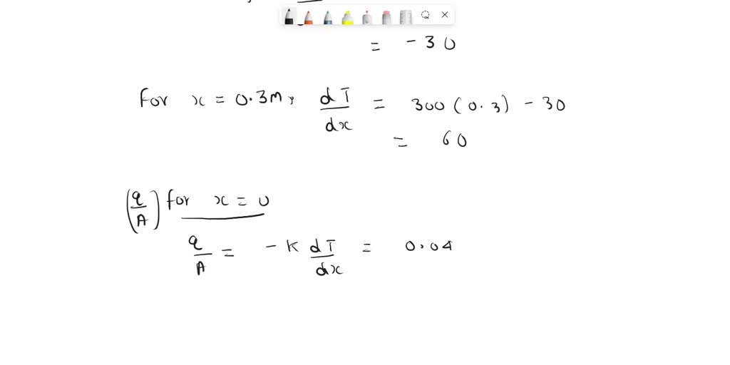 SOLVED: A certain material has a thickness of 30 cm and a thermal ...