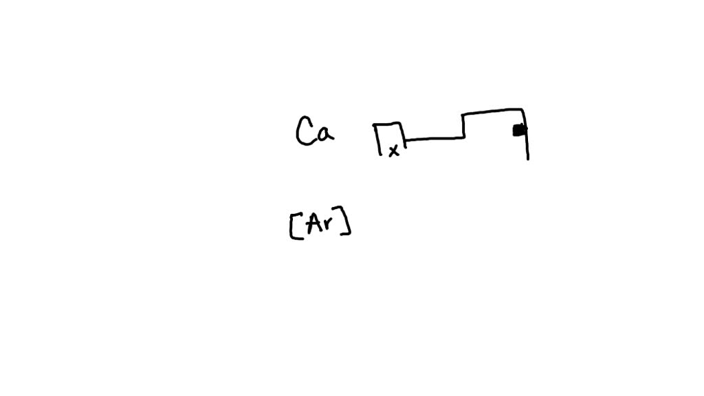 Solved Write The Ground State Electron Configuration Of Ca Using The Noble Gas Shorthand