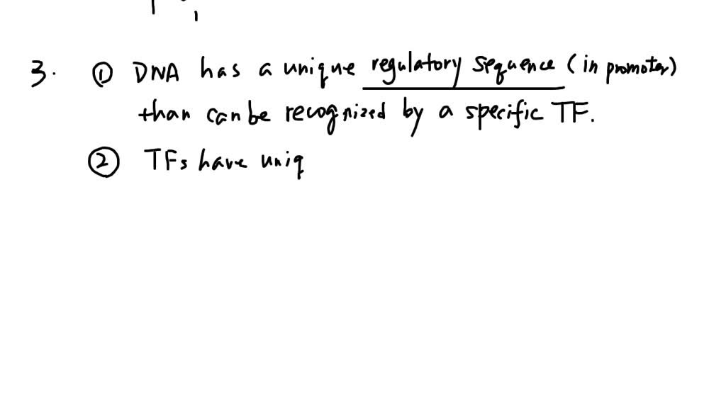 SOLVED: Question: DNA BIOLOGY AND TECHNOLOGY - TRANSCRIPTION ...
