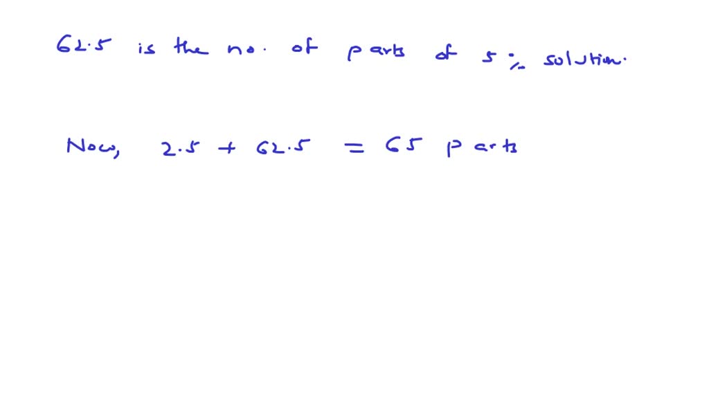 SOLVED: You mix 500 mL of 7.5% Travasol and 500 mL of 60% dextrose ...