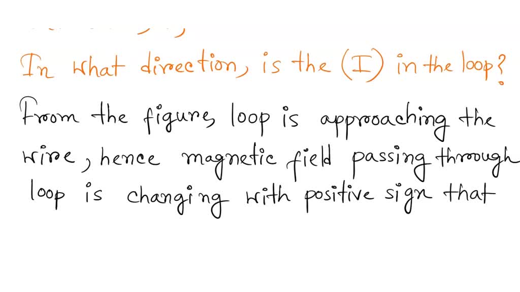 SOLVED: A rectangular conducting loop moves with velocity towards an infinite straight wire ...