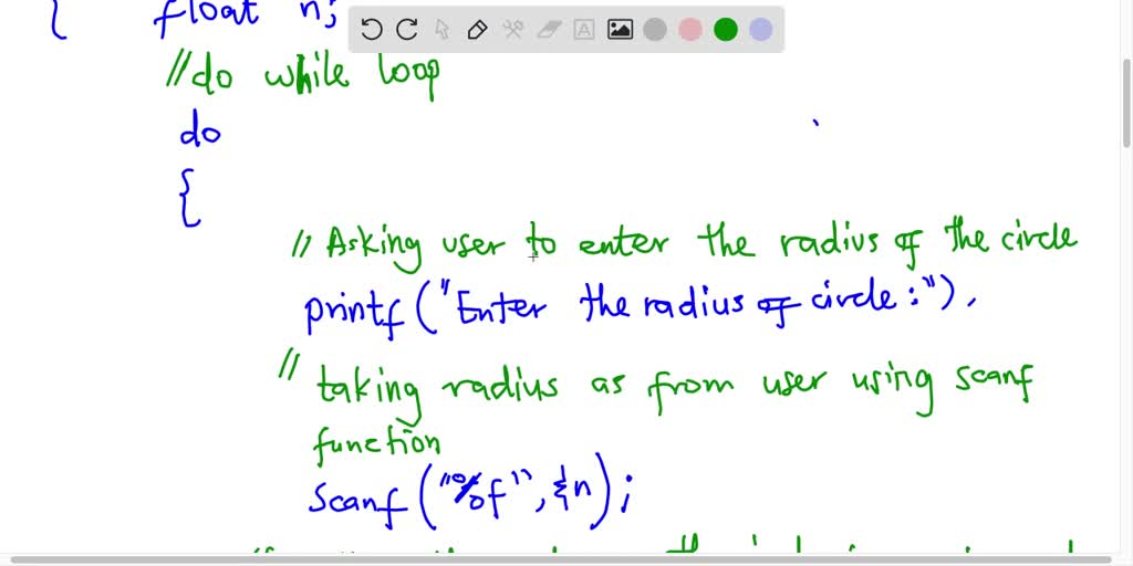 SOLVED: Buatlah algoritma untuk menghitung luas dan keliling lingkaran ...