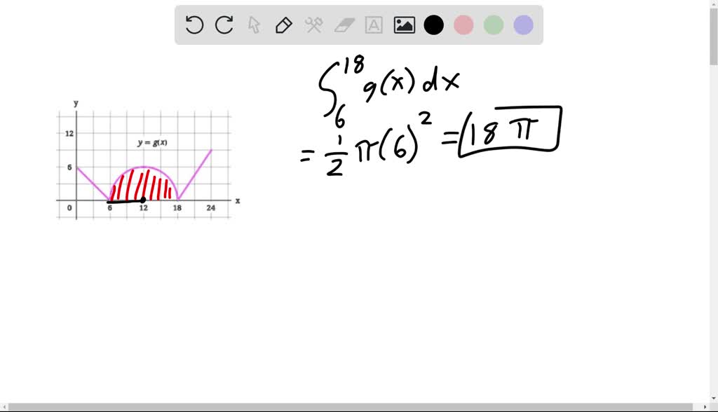 SOLVED: of tio straight lines and semicircle as shown in the figure The ...