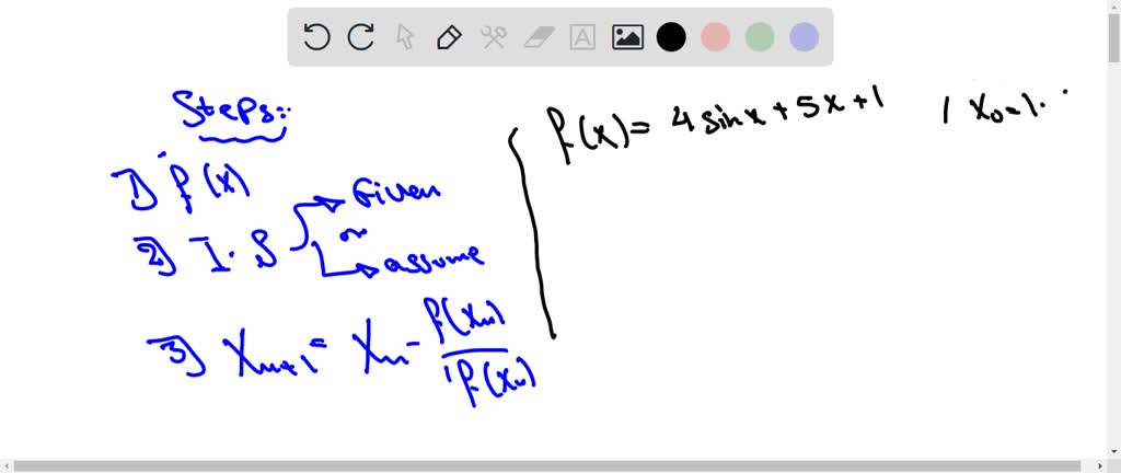 Solved Use Calculator Or Program To Compute The First 10 Iterations Of Newton S Method For The