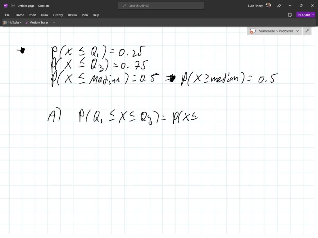 SOLVED: Which of the following statements is true? 50% of the values in a data set lie... A ...