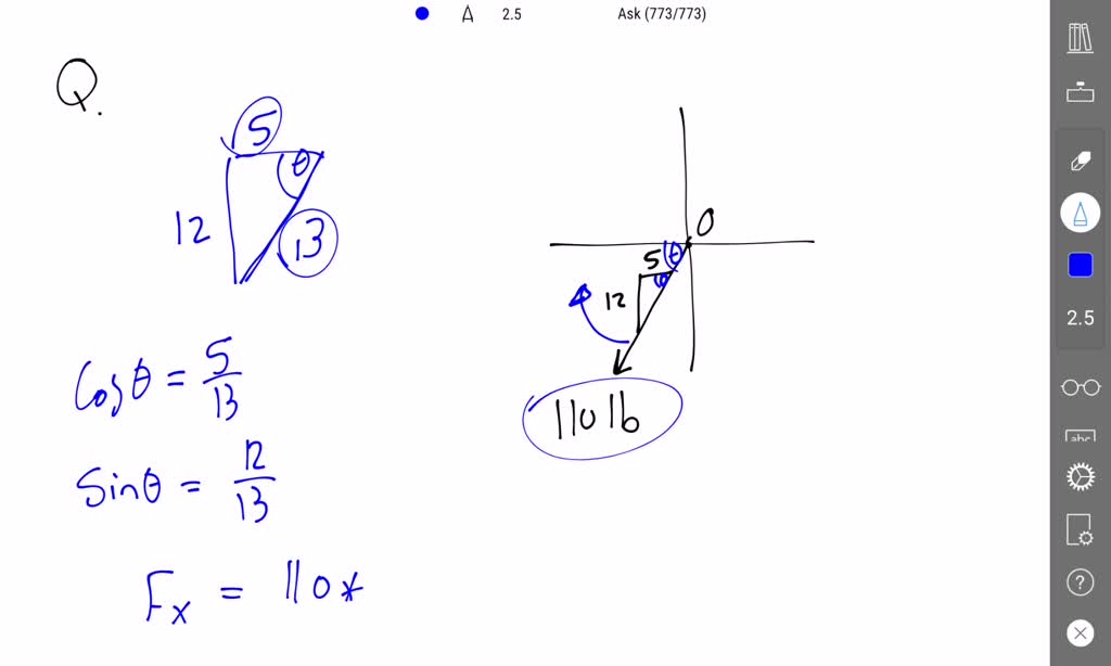 SOLVED: 1. Using words and diagrams, show why the horizontal and ...