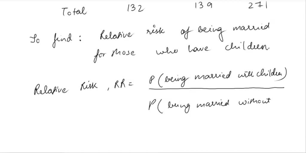 SOLVED: Researchers wanted to study if couples having children are ...