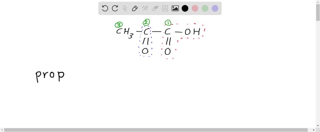 SOLVED: name CH3-c=O-c=O-OH