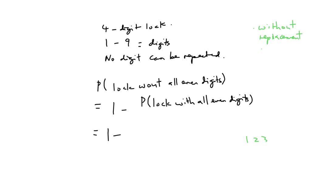 Solved Shawn Is Creating A 4 Digit Passcode Using The Digits 0 Through