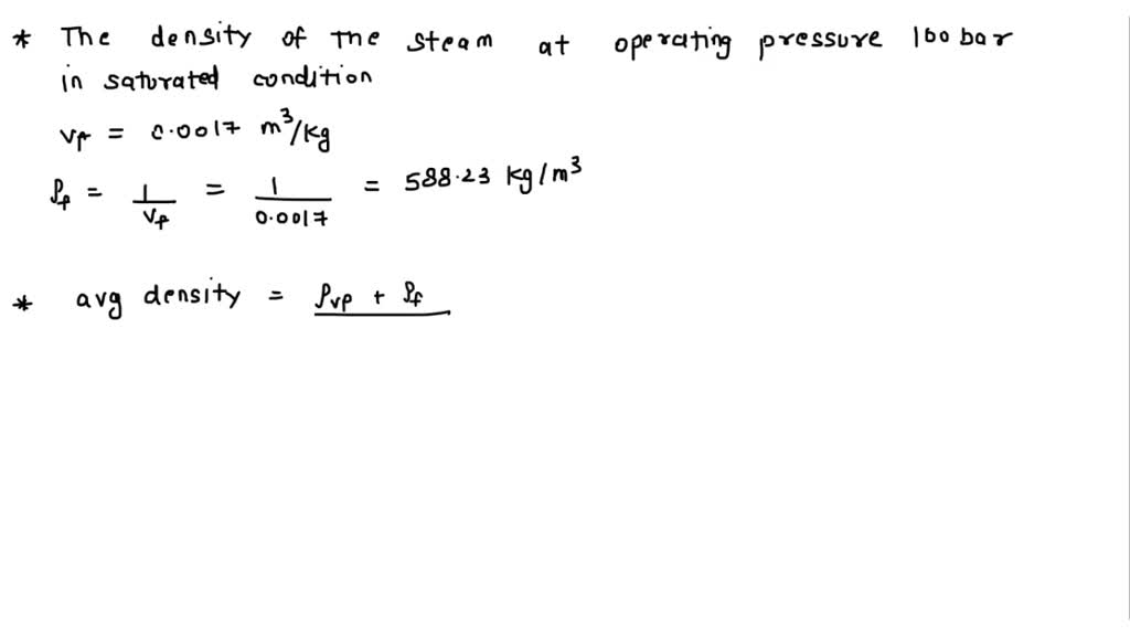 SOLVED: A drum-type steam generator operates at 160 bar. 1260 kg/s of ...