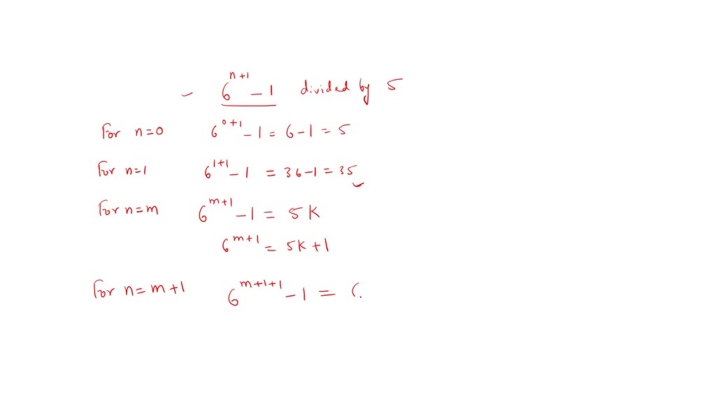 Solved 1 30 Prove By Mathematical Induction That For Every Integer