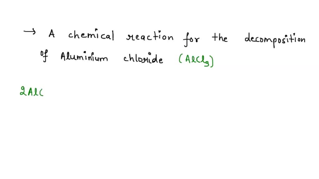 SOLVED: chemical Write the AI(s) Question 9 aluminum equation: 0f12 ...