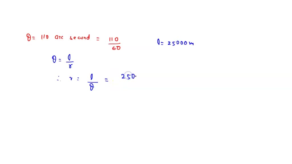 SOLVED: What is the linear diameter (in meters) of an object that has an angular diameter of 110 ...