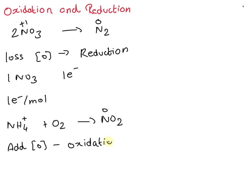 SOLVED: 1. Is the transformation of nitrate to nitrogen gas an ...