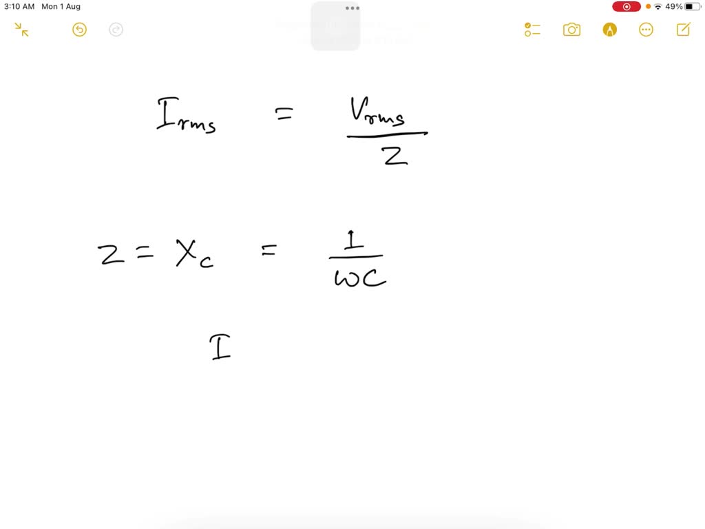 Solved A Variable Capacitor Is Connected To An Ac Source What Effect