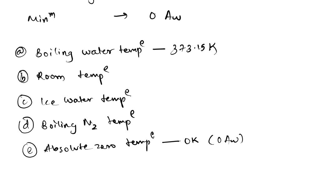 SOLVED: An arbitrary temperature scale Boiling water temperature Room ...