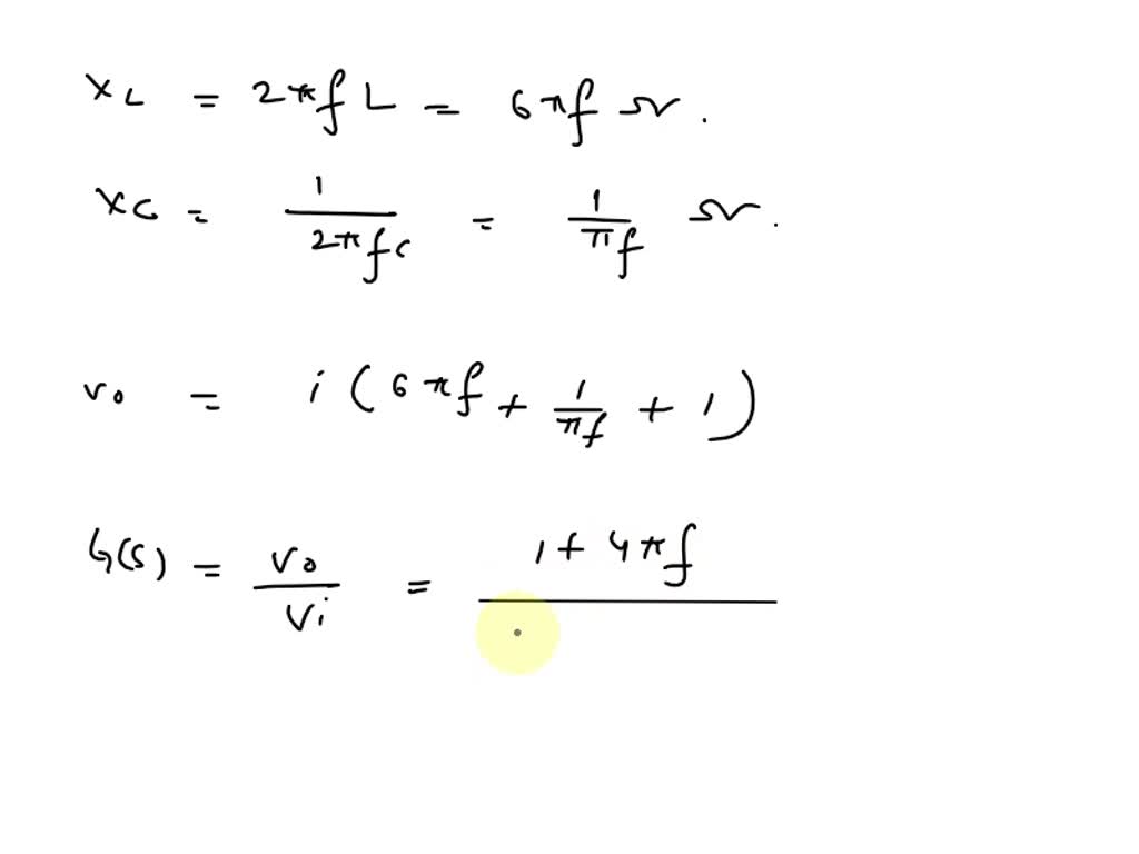 SOLVED: Problem 2. Find the transfer function, G(s)= Vs)/ Vis), for ... SOLVED: Problem 2. Find the transfer function, G(s)= Vs)/ Vis), for ...