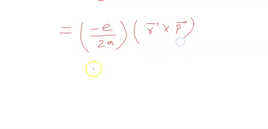 SOLVED: An electron orbiting around a center has an angular momentum L ... SOLVED: An electron orbiting around a center has an angular momentum L ...