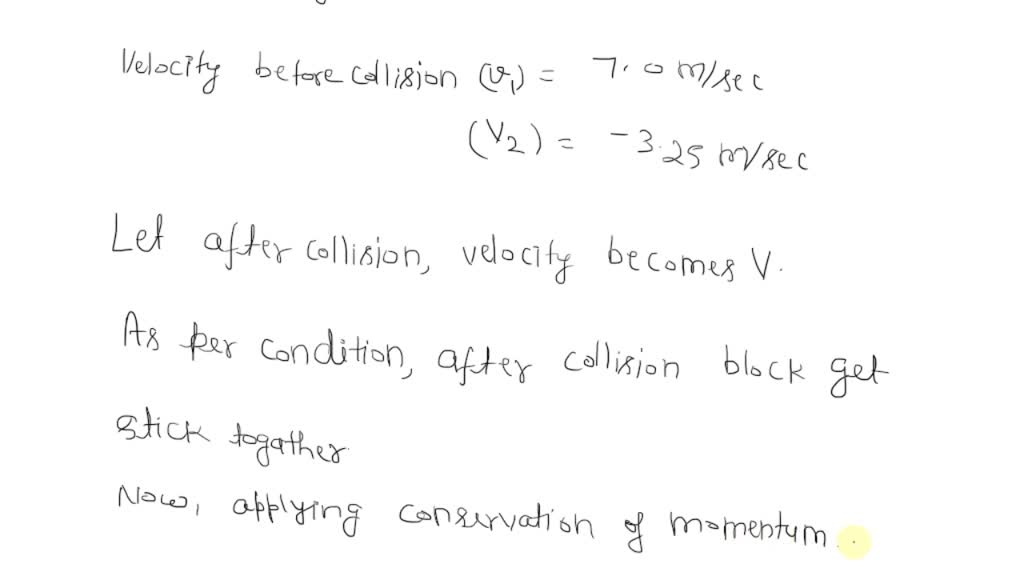 SOLVED: Two masses approach each other as shown in the figure, on a ...