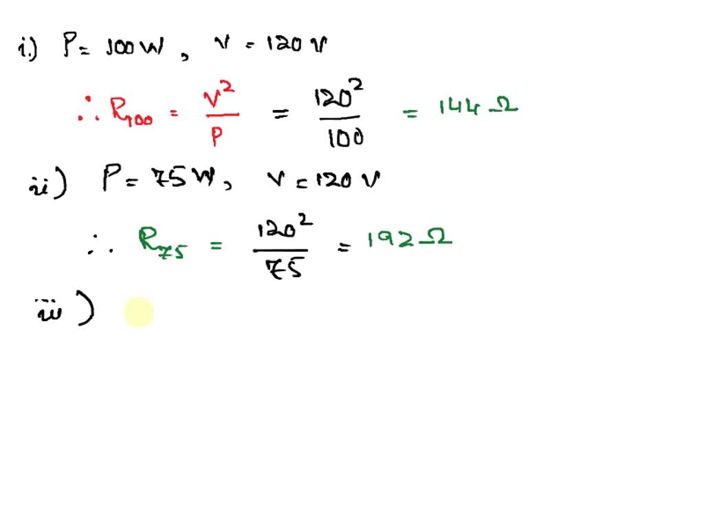 SOLVED: The power rating of a light bulb (such as a 100-W bulb) is the ...