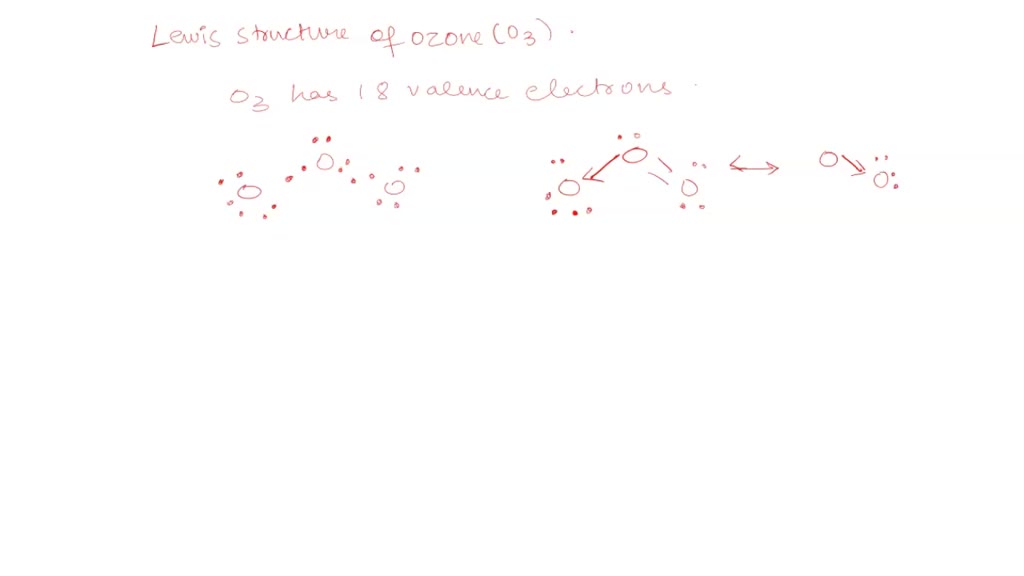 SOLVED: The 03 molecule has a central oxygen atom bonded to two outer ...