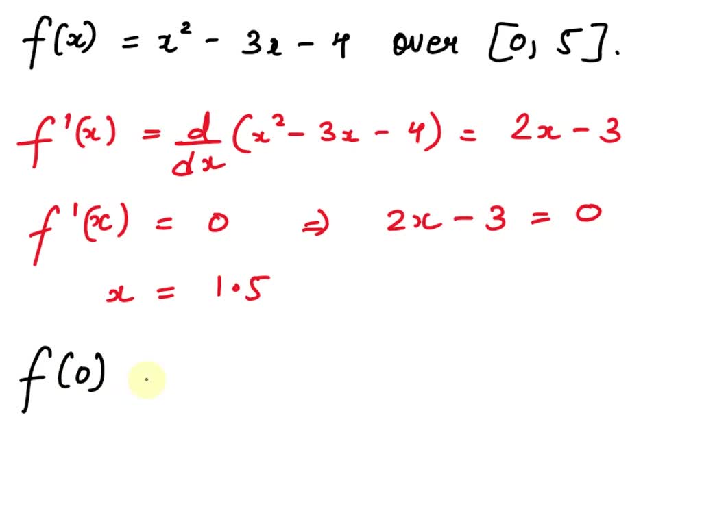 SOLVED: 16. For the following functions, locate all local and absolute ...