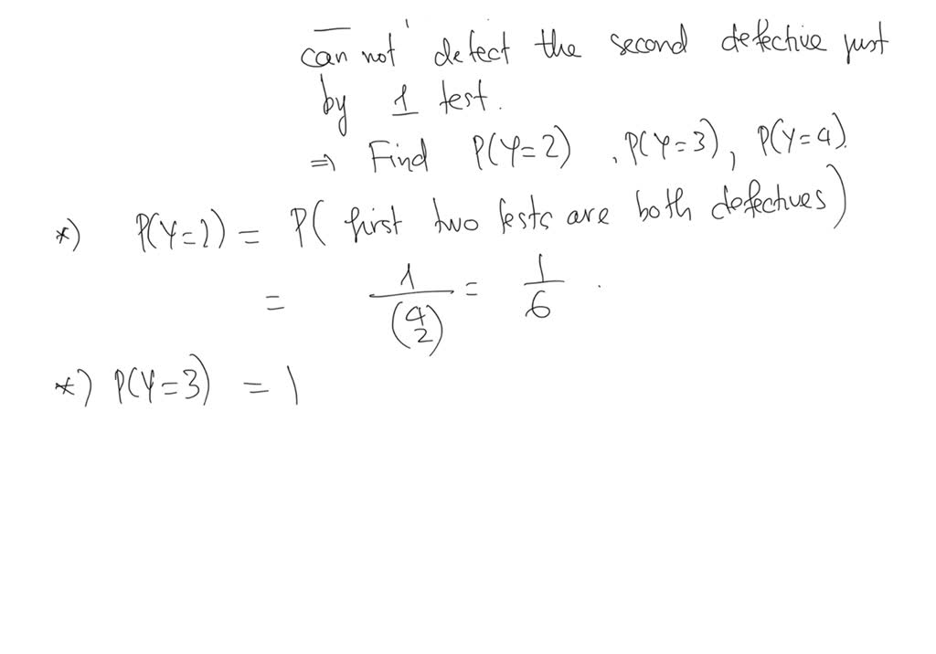 SOLVED: 1. A group of four components is known to contain two ... SOLVED: 1. A group of four components is known to contain two ...
