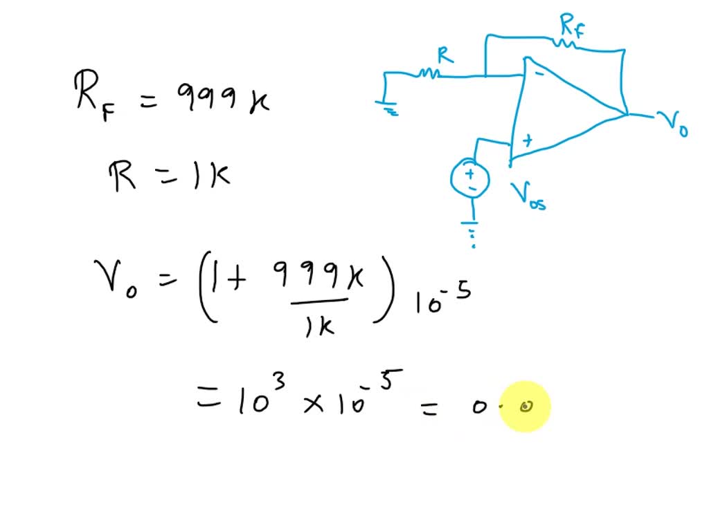 SOLVED: Look up the spec sheet for the LM741 and estimate the output ...