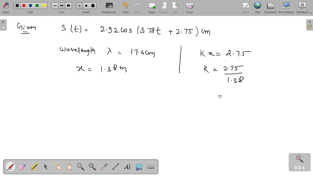 SOLVED: As a longitudinal wave passes through a medium, particles making up the medium with an ...