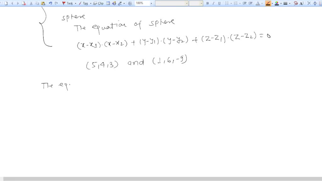 SOLVED: Find an equation of the sphere that passes through the origin and whose center is (3, 2 ...