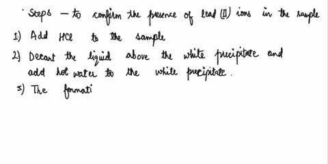 General cation solution after extraction of chlorides add...