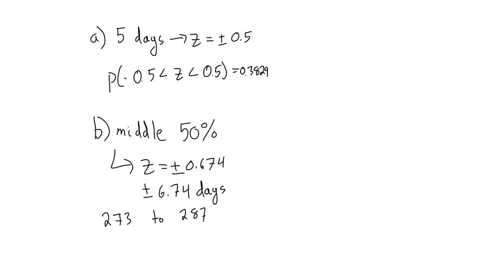 SOLVED: Calculation of the Expected Date of Delivery Calculate the ...