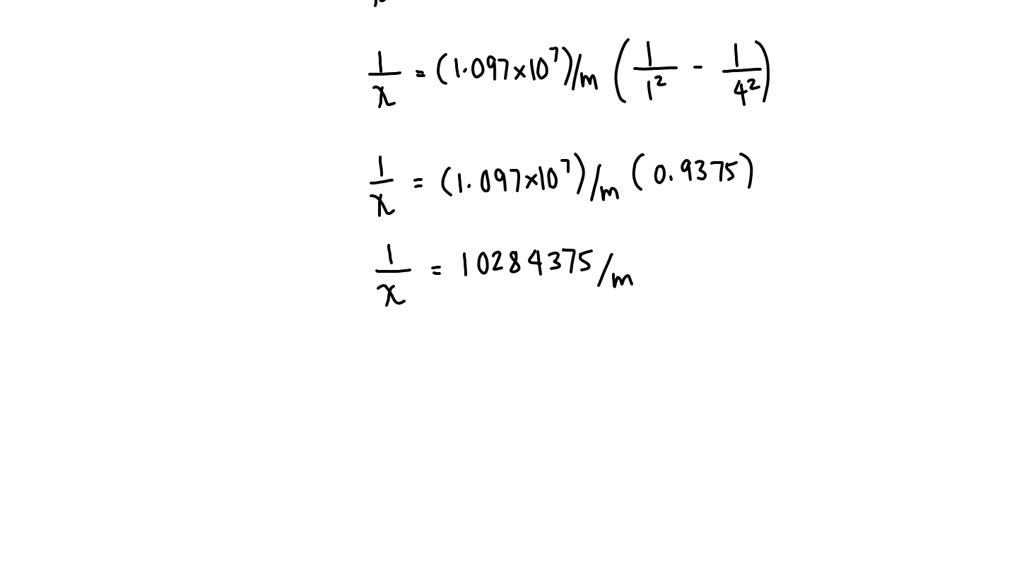 Solved Calculate The Energy Of A Photon Emitted When An Electron In A