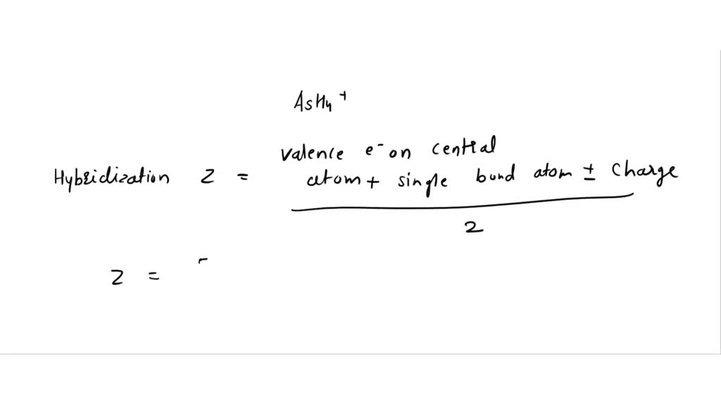 SOLVED: Predict the shape of the following molecule o ion: AsH4 ...
