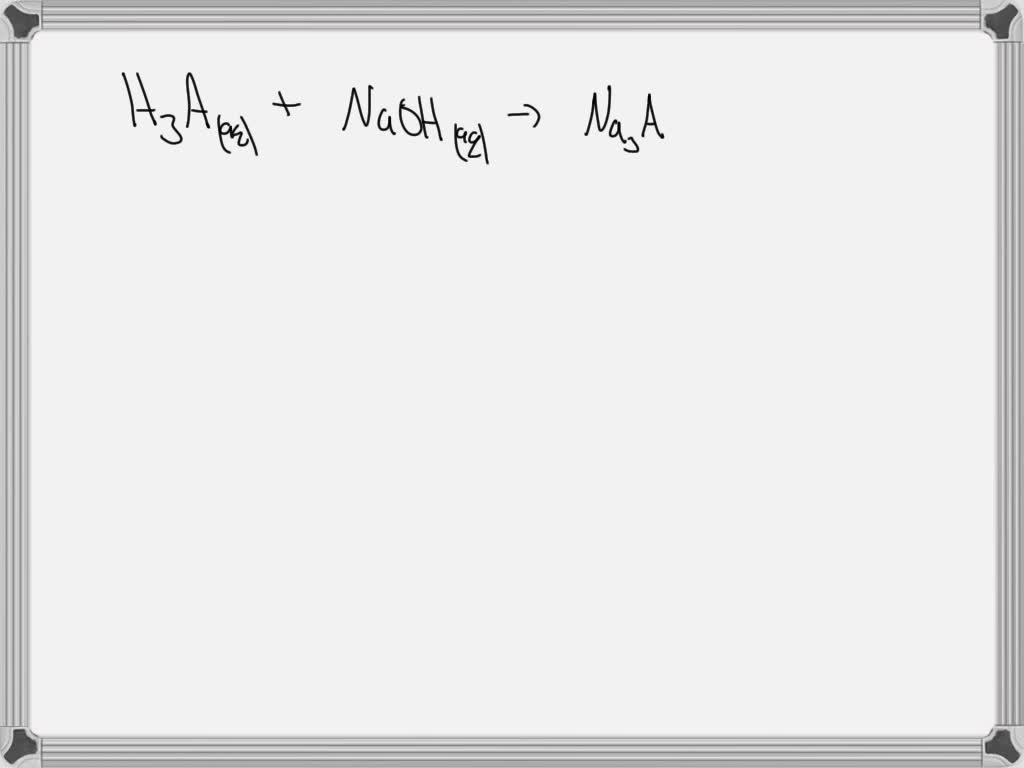 SOLVED: Write the balanced chemical equation for the reaction between ...