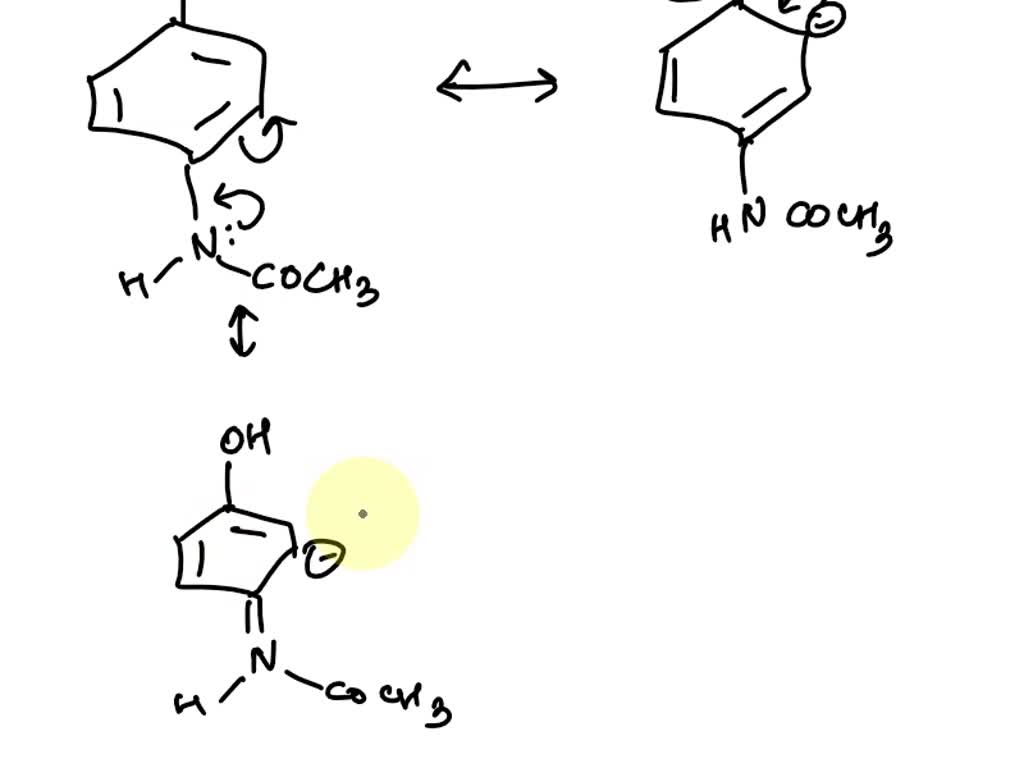 SOLVED: Draw ALL of the resonance structures for phenacetin in which ...