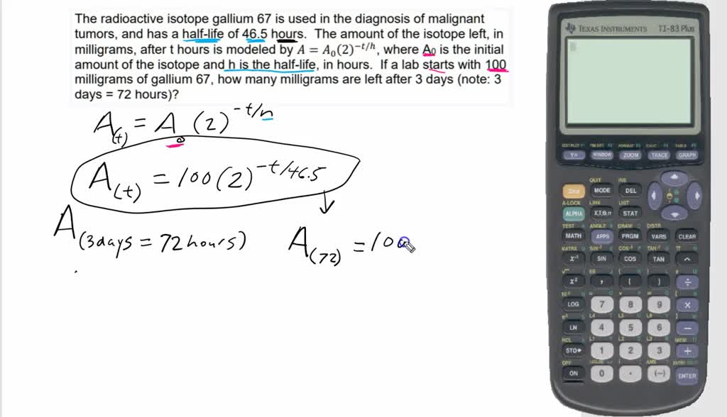 SOLVED: a) The radioisotope phosphorus-32 is used in tracers for ...
